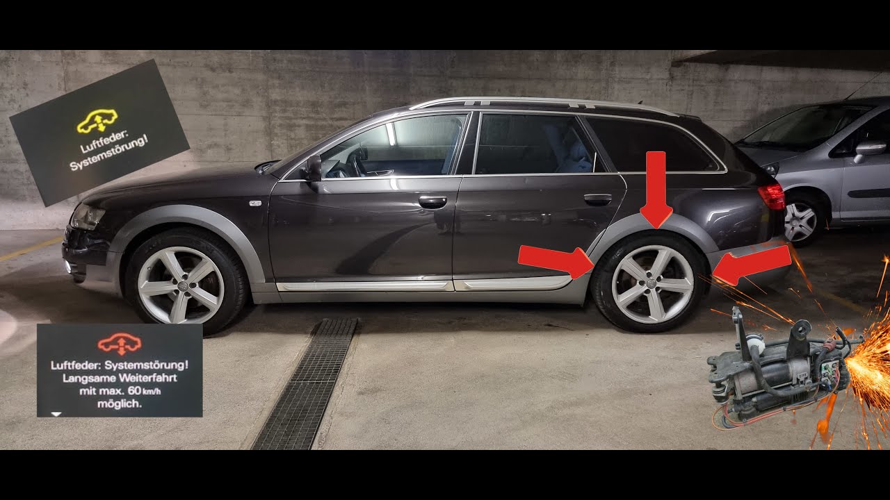 Audi A6 4F C6 Luftfederung Air Suspension Repair YouTube Audi A6 4F C6 Luftfederung Air Suspension Repair YouTube