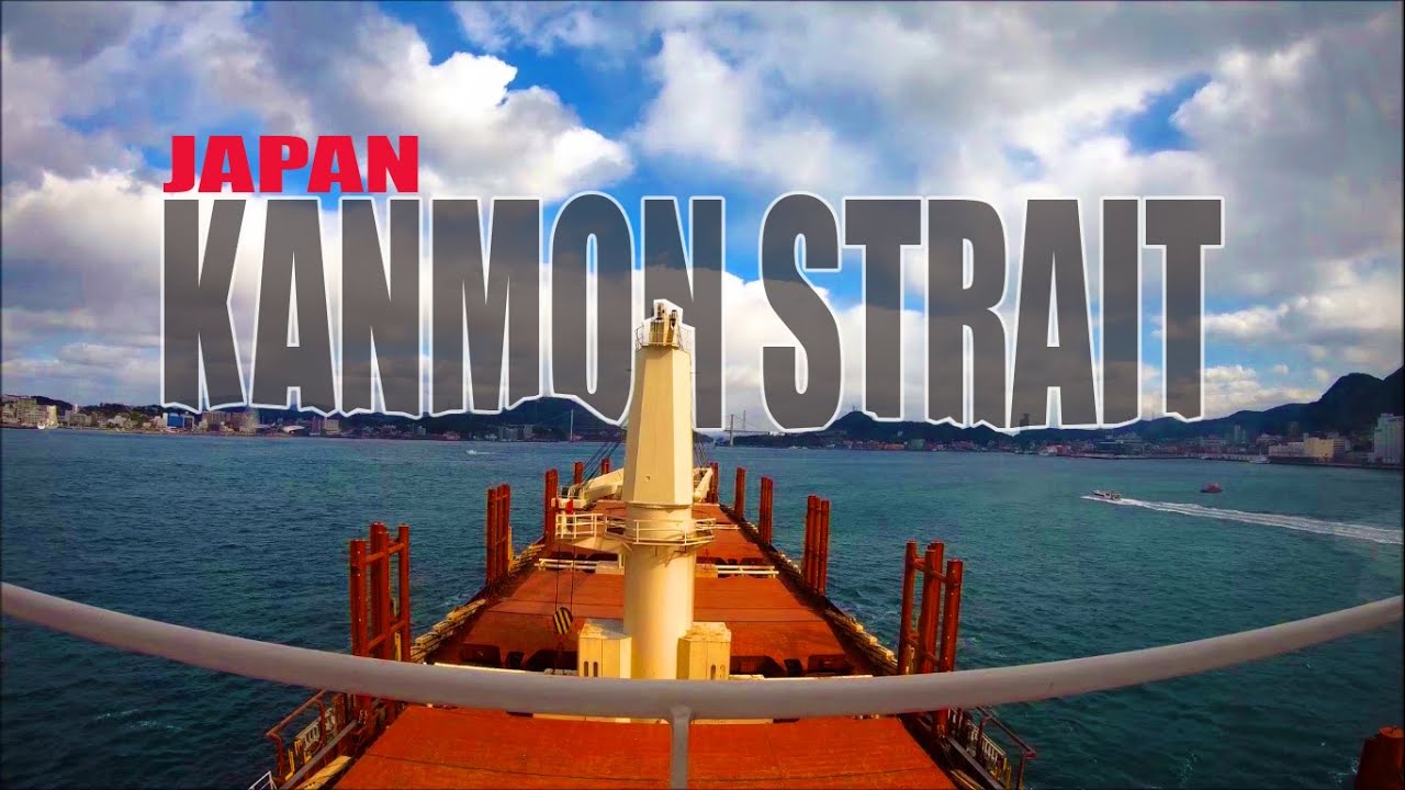 JAPAN's Kanmon Strait - Vessel Transit - YouTube