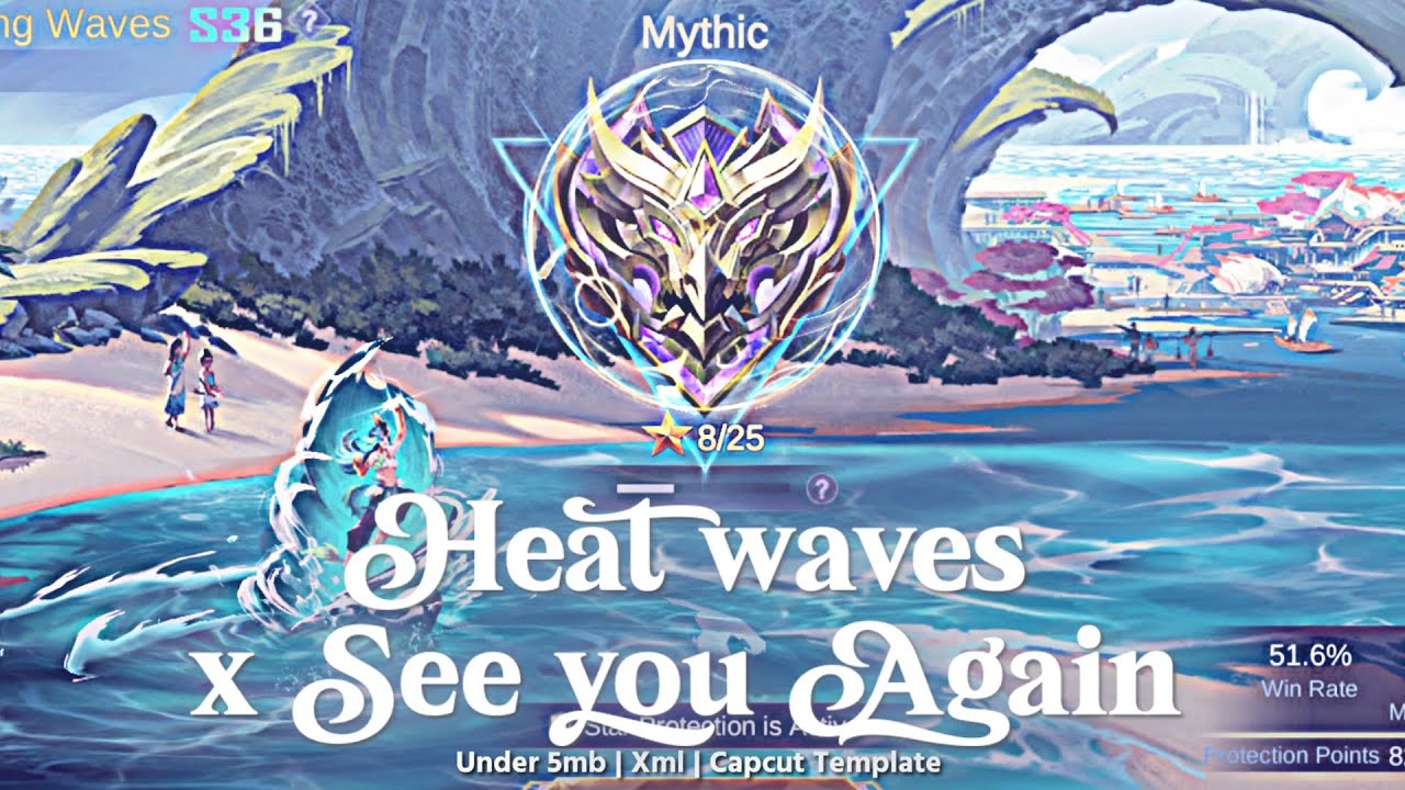 Heat Waves x See You Again🥀 MLBB Typography Preset Alight Motion ...