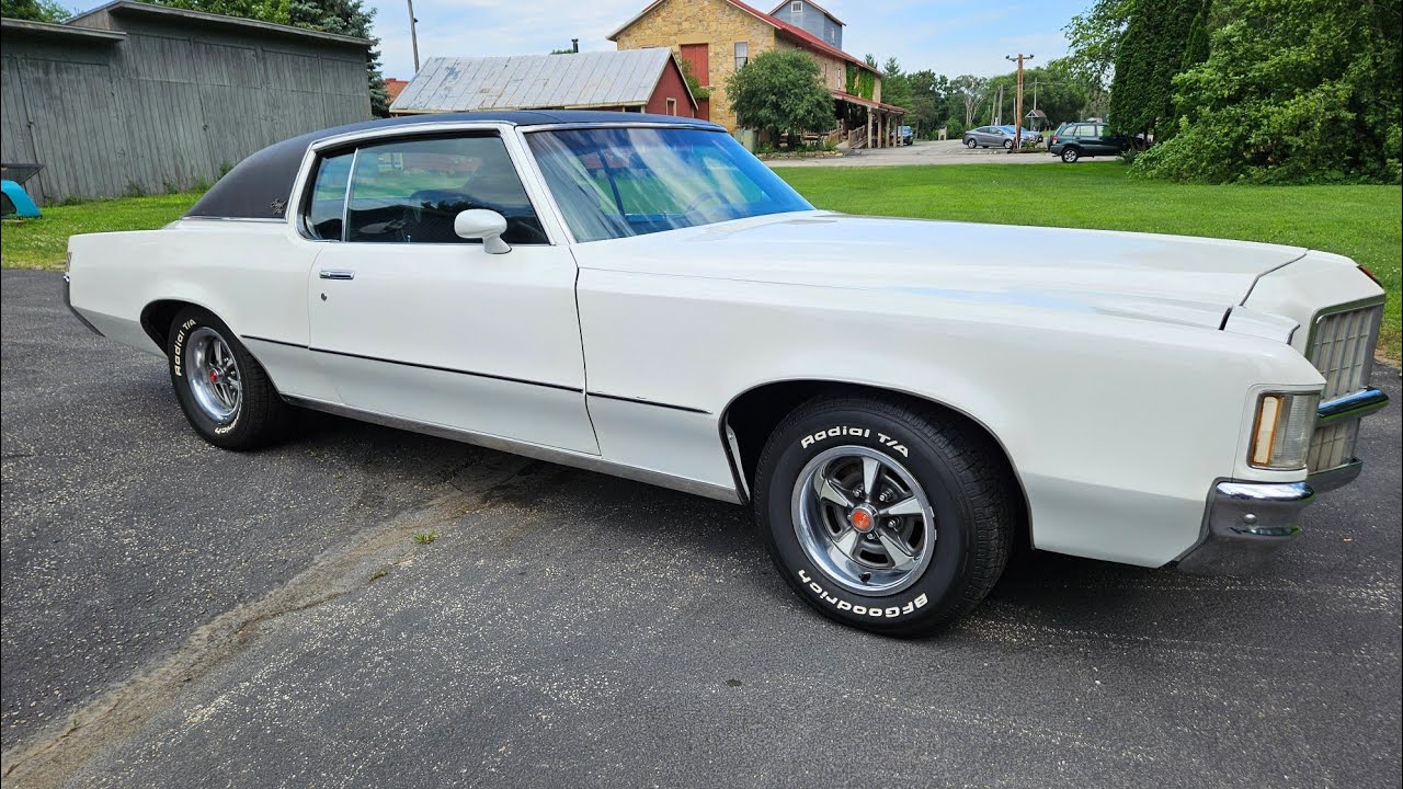 Cold Start 1972 Pontiac Grand Prix Model J For Sale Built 400 V8 TH400 ...
