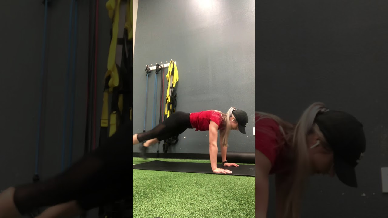 Push-up to plank jack demo - YouTube