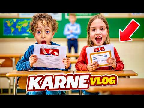 KUZEY ELİF KARNE GÜNÜ VLOG !! KUZEY ELİF KARNE HEDİYESİ İSTEDİ !!