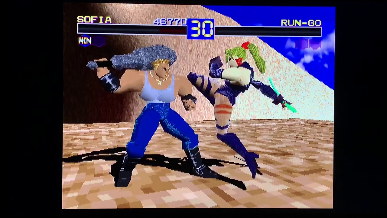 Japan PS Classic Battle Arena Toshinden (NOT PAL ROM) - YouTube
