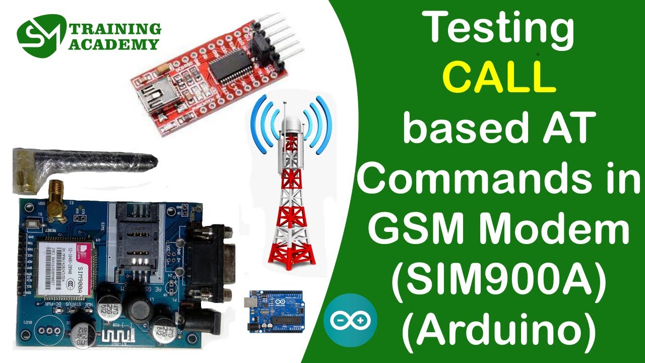 Testing Call Commands In Gsm Modem Arduino Sim900a Youtube 7369