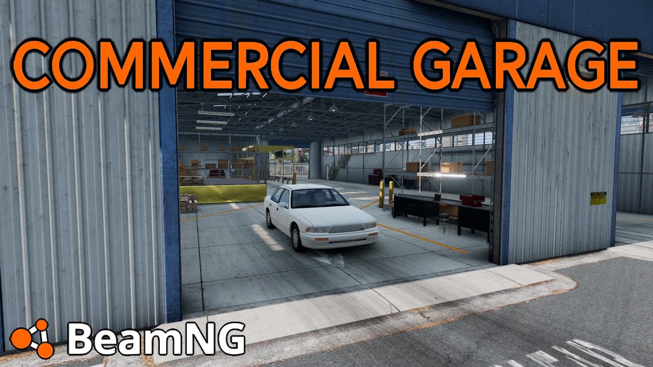 How To Unlock The Big Garage In BeamNG Drive Career Mode (Commerical ...
