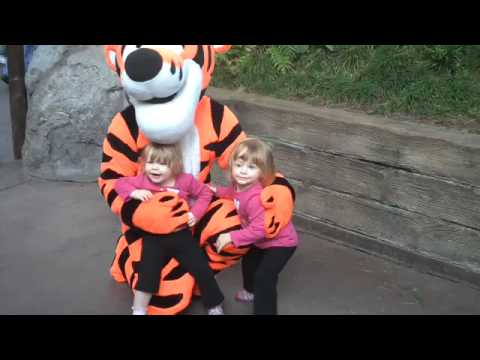 The Twins meet Tigger - YouTube