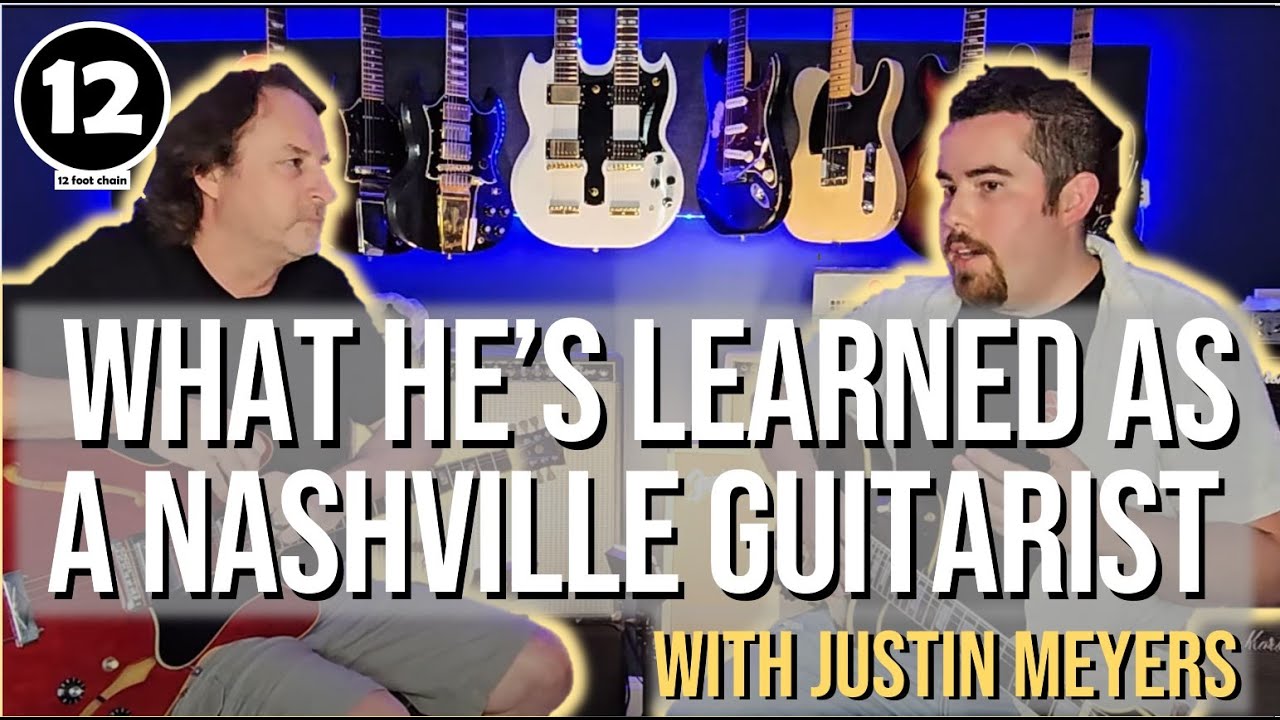Lessons from a hired gun Nashville guitarist - Justin Meyers - YouTube