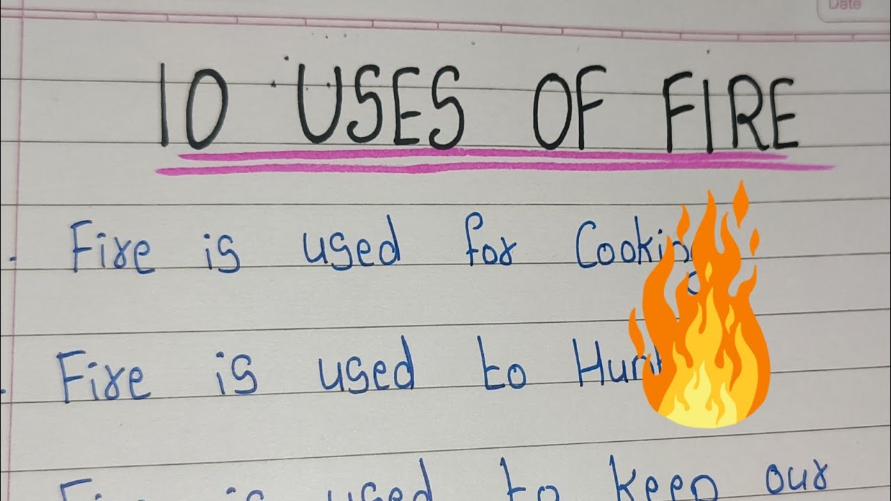 10 USES OF FIRE || Uses Of Fire in english - YouTube