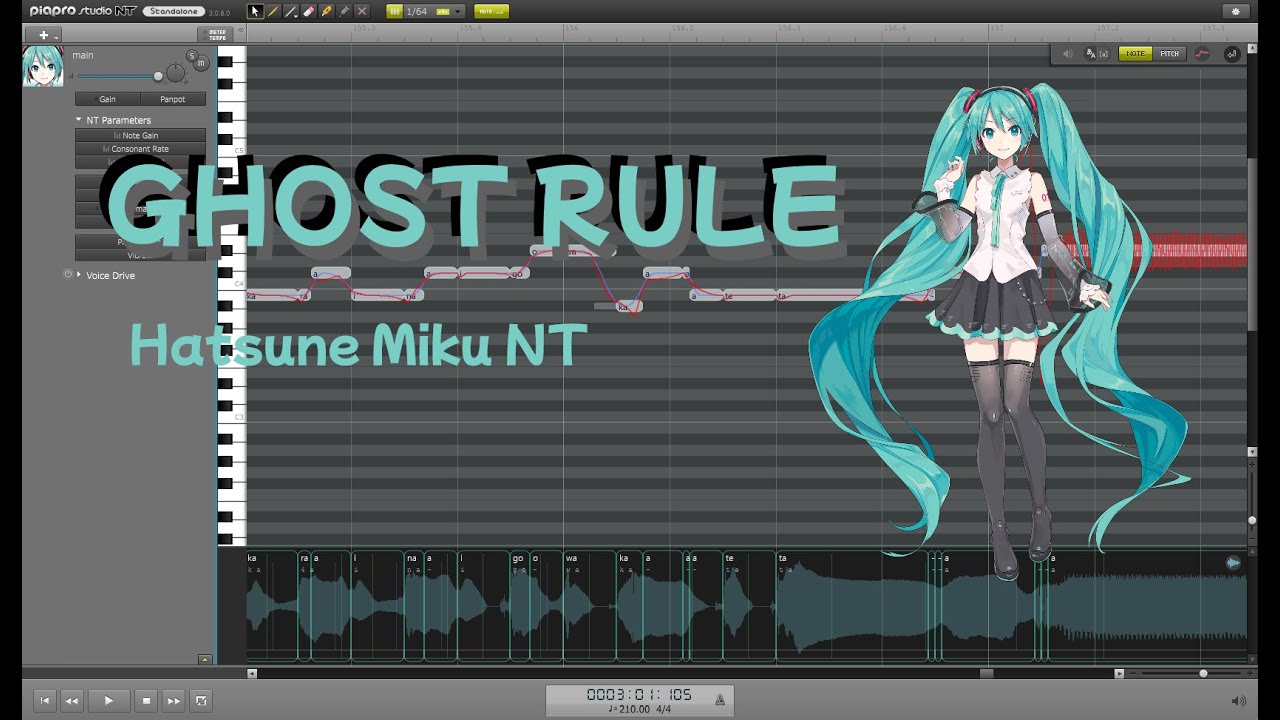 【Hatsune Miku NT】MIKU'S GROWL / Ghost Rule - by DECO*27【Piapro Studio ...