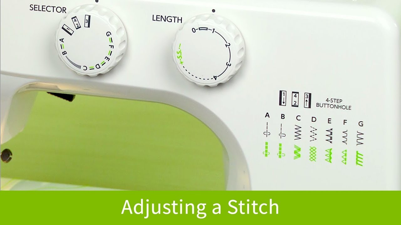 How to Adjust a Stitch on the Baby Lock Zest - YouTube