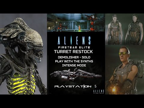 Aliens: Fireteam Elite (PS5) Intense Restock Turrets - YouTube