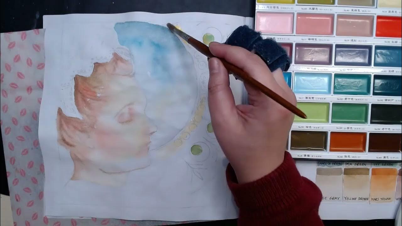 The Kuretake Gansai Tambi Art Noveau palette have arrived!!! - YouTube