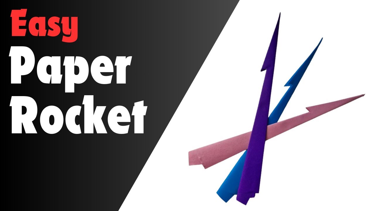 How to Make a Paper Rocket that Flies - YouTube