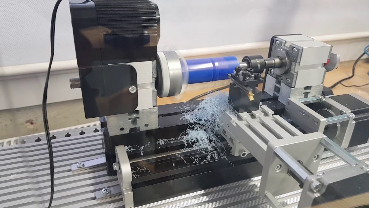 MATRIX Micro CNC Lathe - YouTube