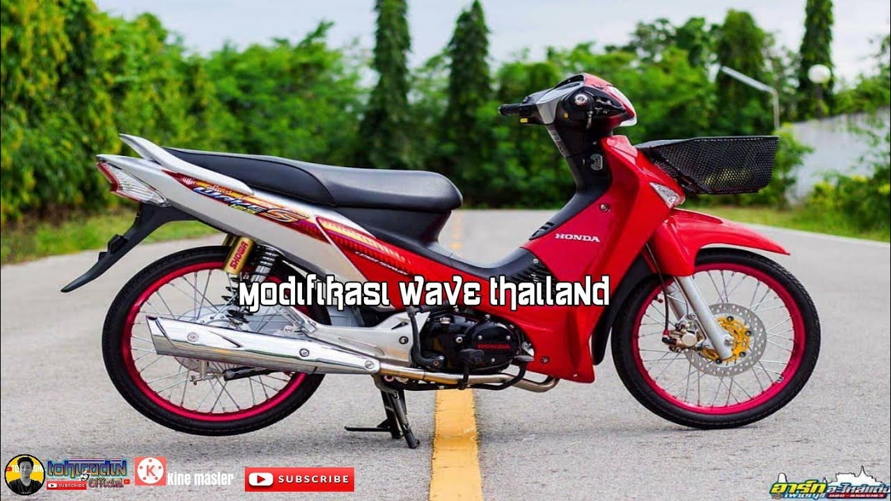 Modifikasi Wave thailand - YouTube