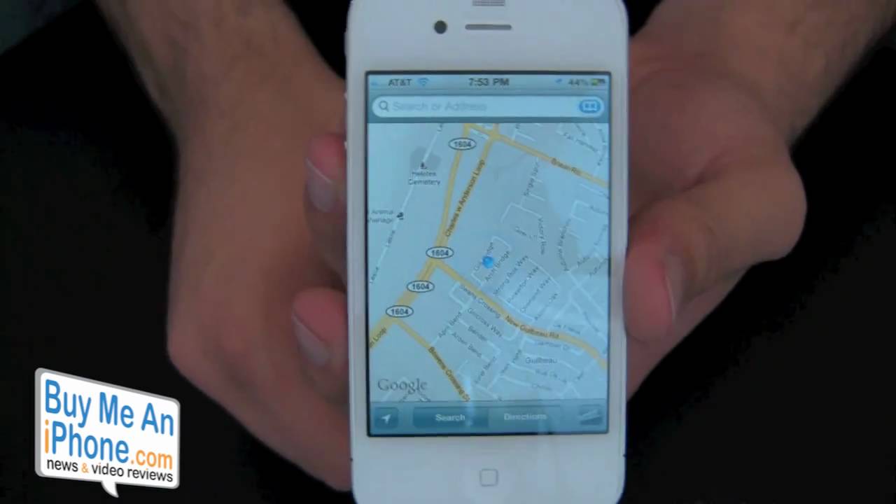 iPhone Tip: Enable Digital Compass in Map app - YouTube