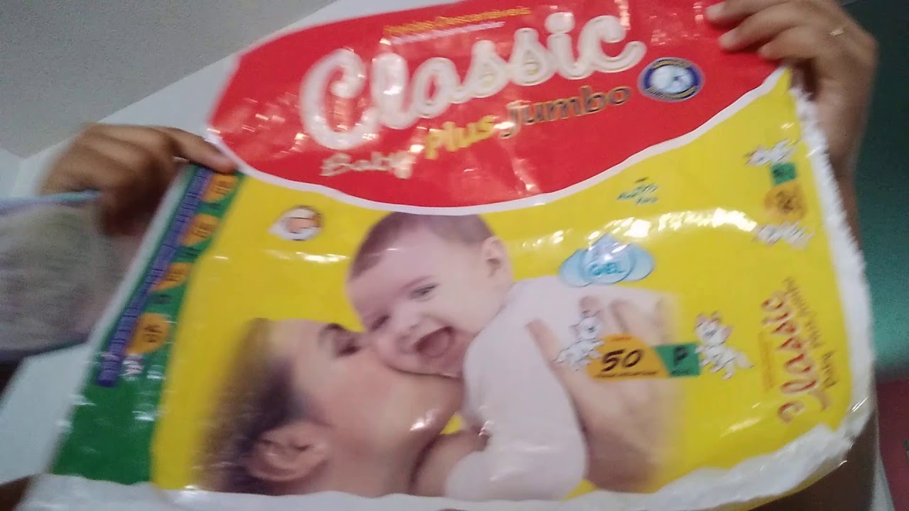 Resenha das fraldas usadas pela bebê - YouTube
