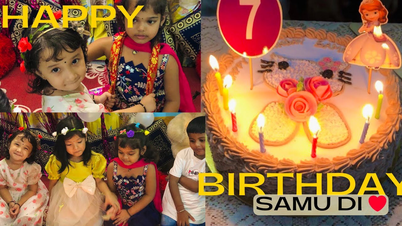 Happy birthday Samu Di ️|Sweet birthday celebration|DailyVlog ...