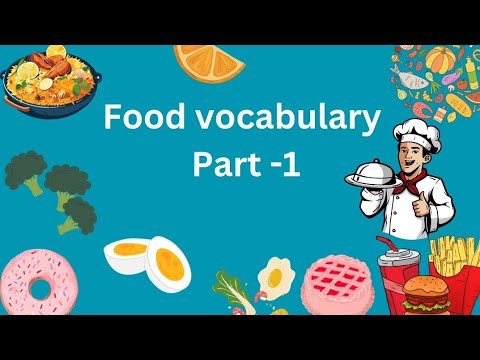 Food vocabulary | English | Types of food | Latest - YouTube