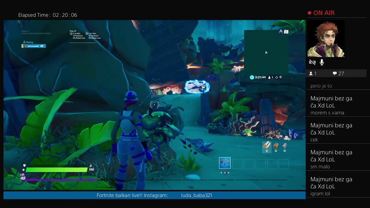 Idemo do 100 suba !!!! fortnite live balkan!!!!!!! insta: dragac_07 ...