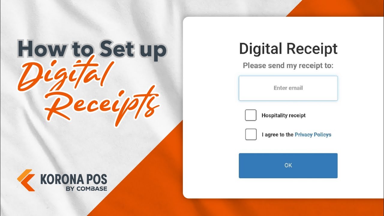 How to Set Up Digital Receipts - YouTube