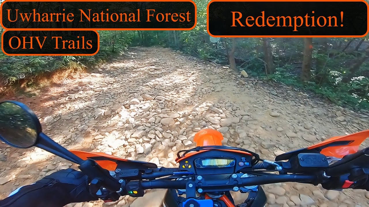 Redemption! Uwharrie National Forest Badin Lake OHV Trails: No Turning ...