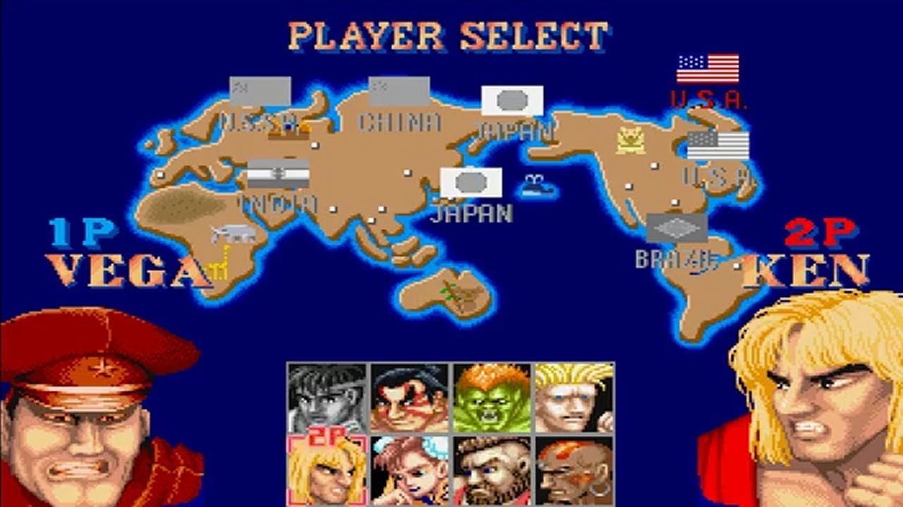 Street Fighter II: WW [Saturn] - play as bosses (Capcom Generation 5 ...
