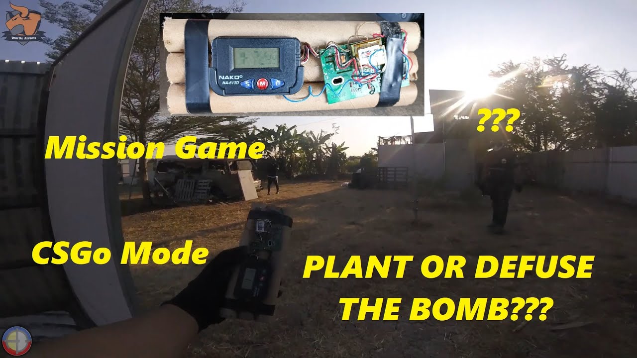 Airsoft Mission | Counter Strike Mode | Airsoft Mission Game - YouTube