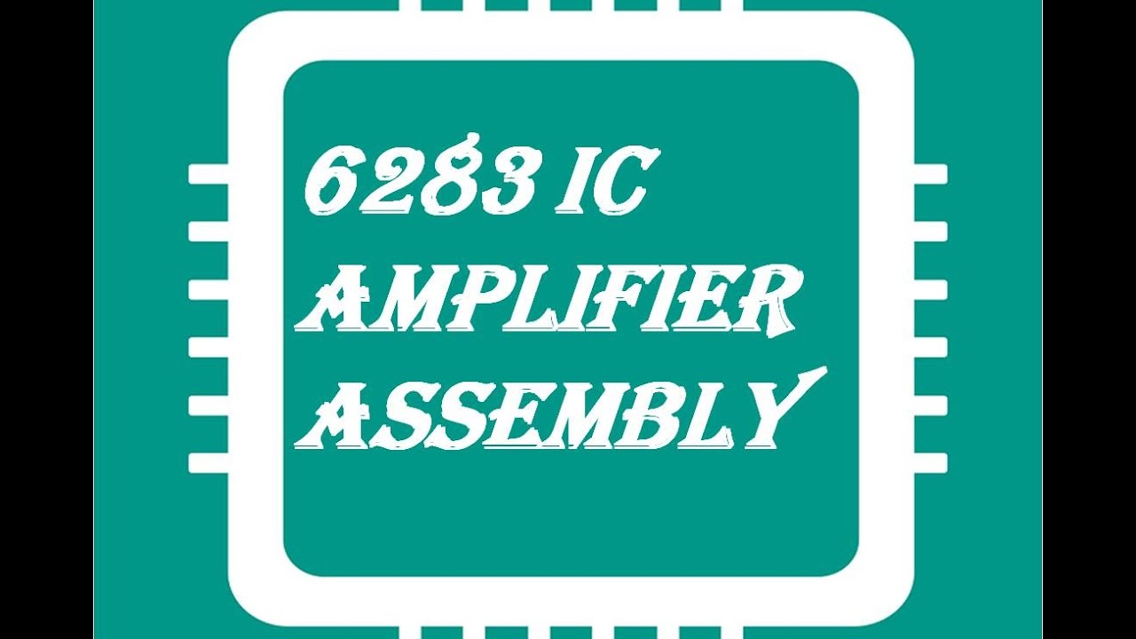 ||6283 IC based Audio Amplifier|| Tutorial part-1 - YouTube