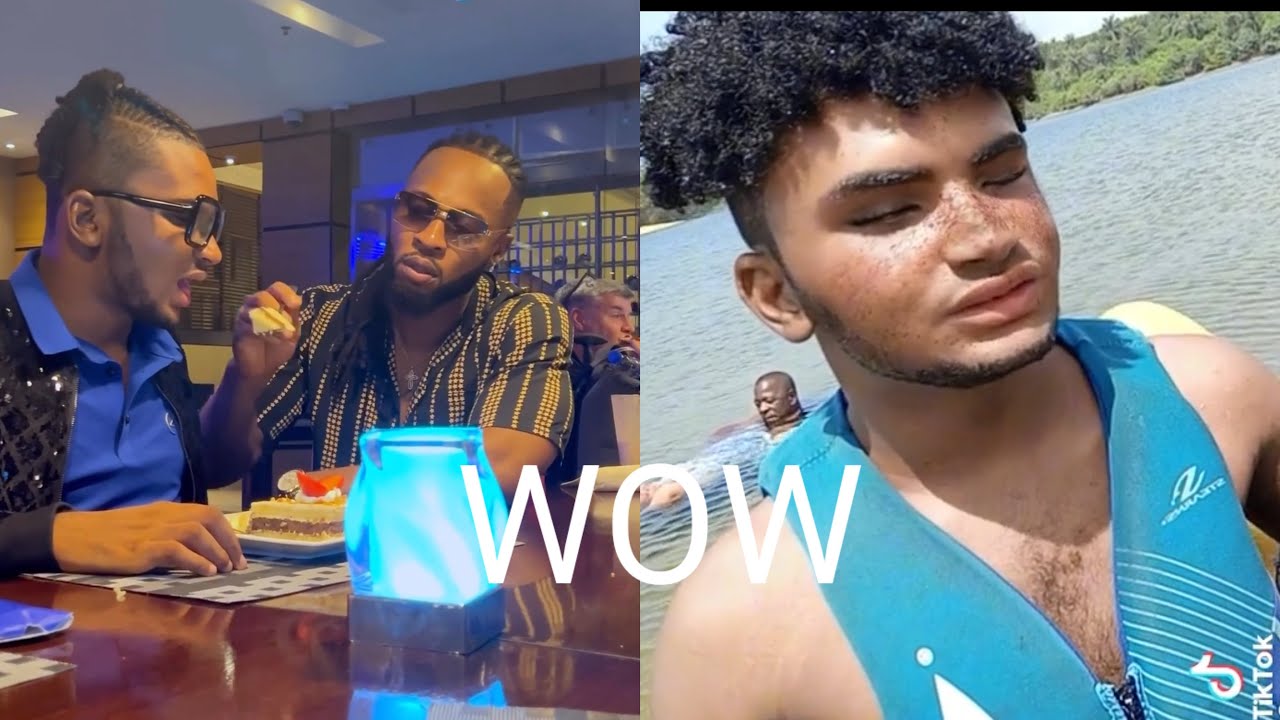 Flavour Ijele Feed his Blind Adopted Son Semah Werfur on his 18th ...