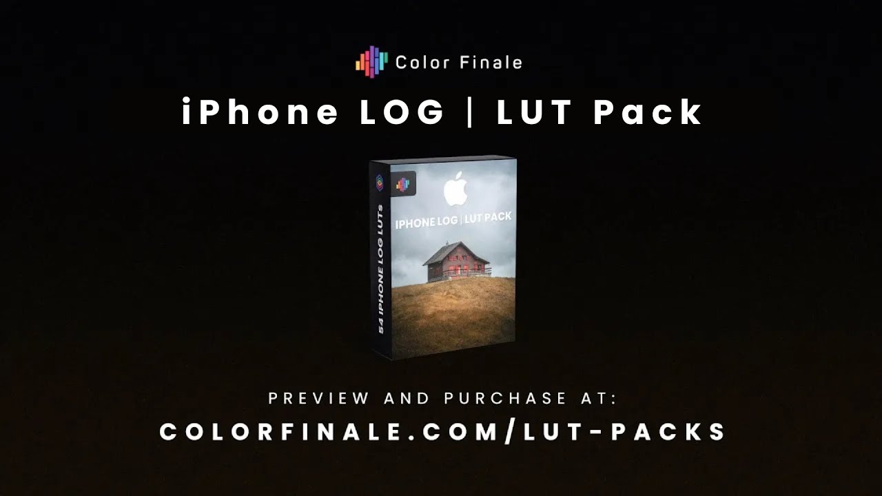 2-in-1 Apple log LUTs for iPhone 15 and 16 Pro by Color Finale - YouTube