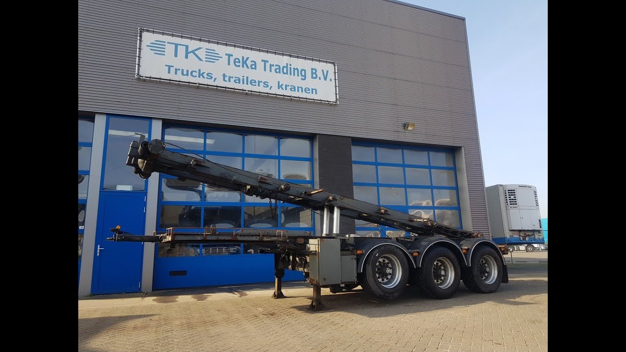 Van Hool Kip container chassis - YouTube