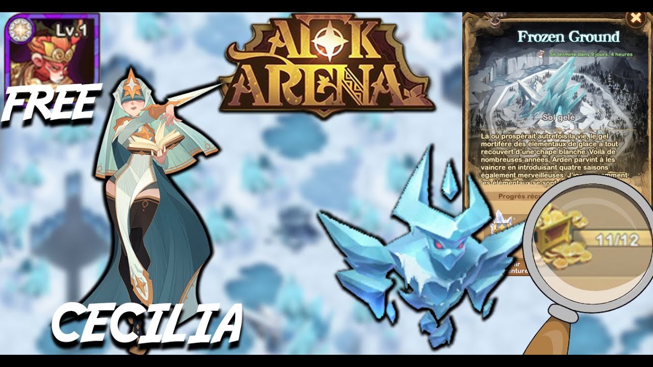 AFK Arena Cecilia + Sol Gelé (à 99% terminé xD) #38 - YouTube