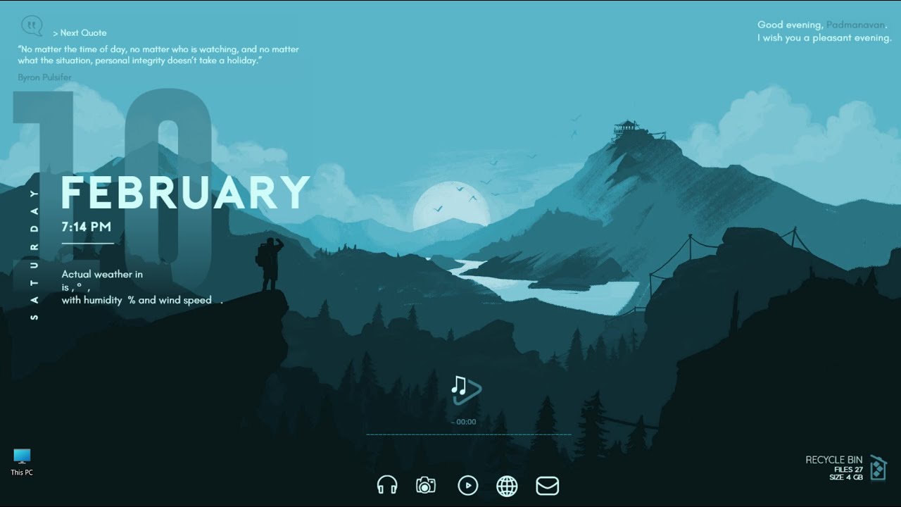 Make your Desktop look Minimal in Just 6 minutes | Simple and Easy ...