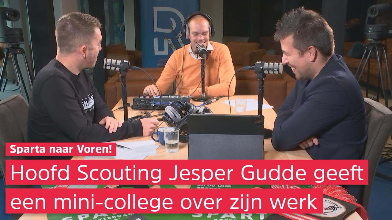 UNIEKE INKIJK in de SCOUTING van Sparta | JESPER GUDDE te gast in ...