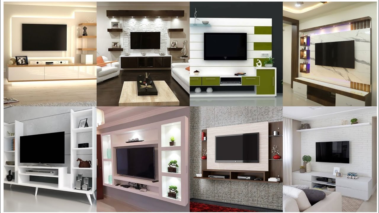 OUTCLASS LED UNIT DESIGN IDEAS MODREN TV WALL UNIT DESIGN - YouTube