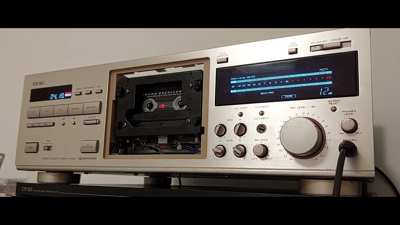 TEAC V-7000 Custom during tech. inspection // Sony Metal XR // +12@250 ...