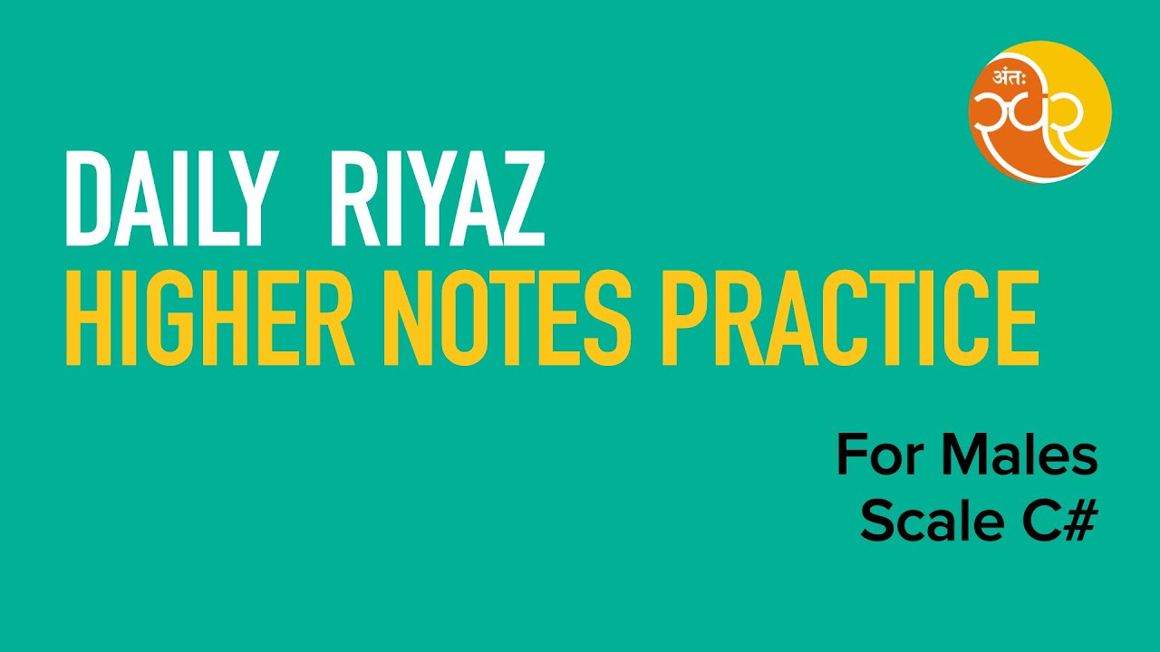 Learn Music | Higher Notes Practice | For Males | Scale C# | Daily ...