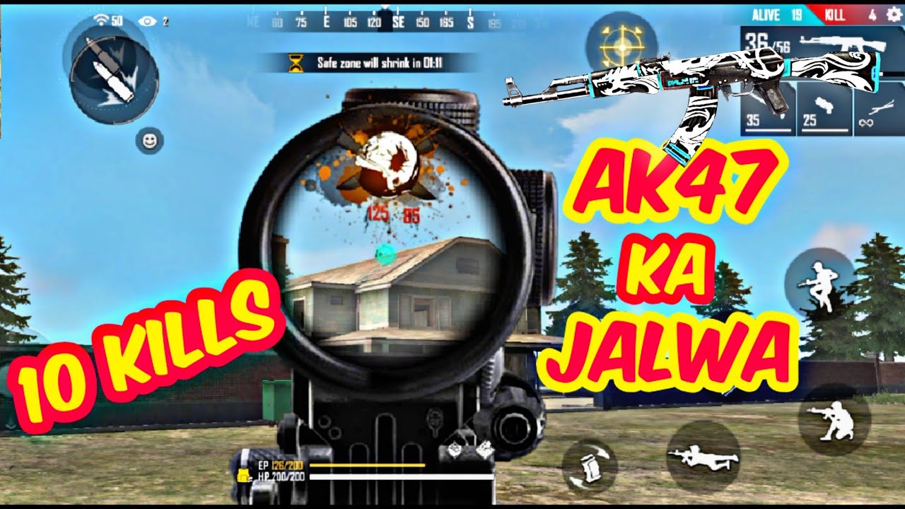 Amazing Free fire gameplay with 10 Kills/ Abhi GAMING - YouTube