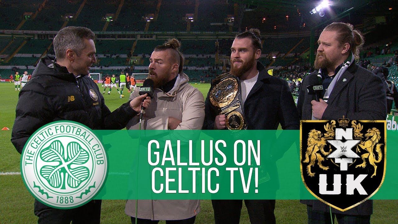 NXT UK Stars join Gerry McCulloch on Celtic TV! - YouTube