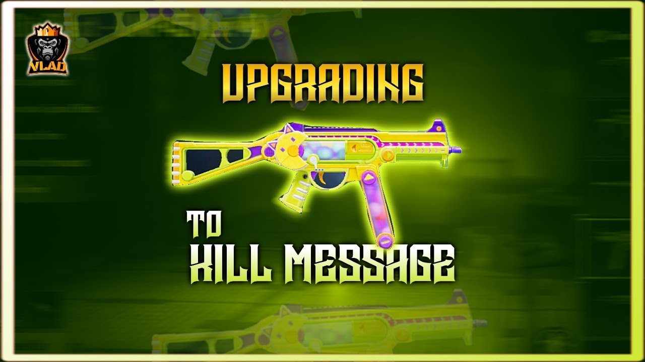 UPGRADING UMP 8-BIT BLAST TO KILL MESSAGE ☠️ || PUBG MOBILE - YouTube