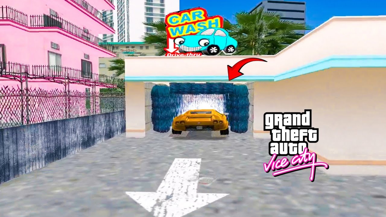 How To Install Car Wash Mod In GTA Vice City | Petrol Pump New Safe ...