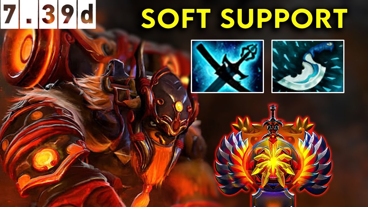 Earthshaker Immortal Soft Support - Dota 2 Patch 7.39d Pro Pub Gameplay - YouTube