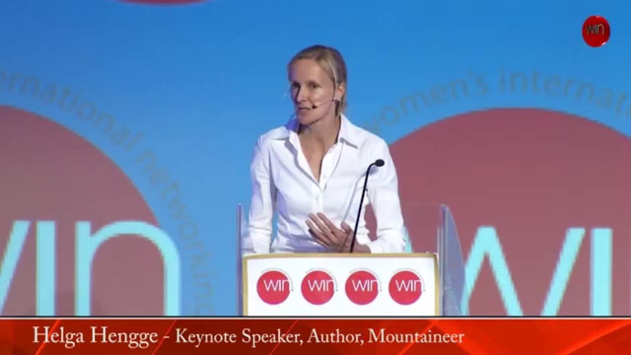 Mountaineer & Public Speaker Helga Hengge (Germany) WINConference 2015 ...