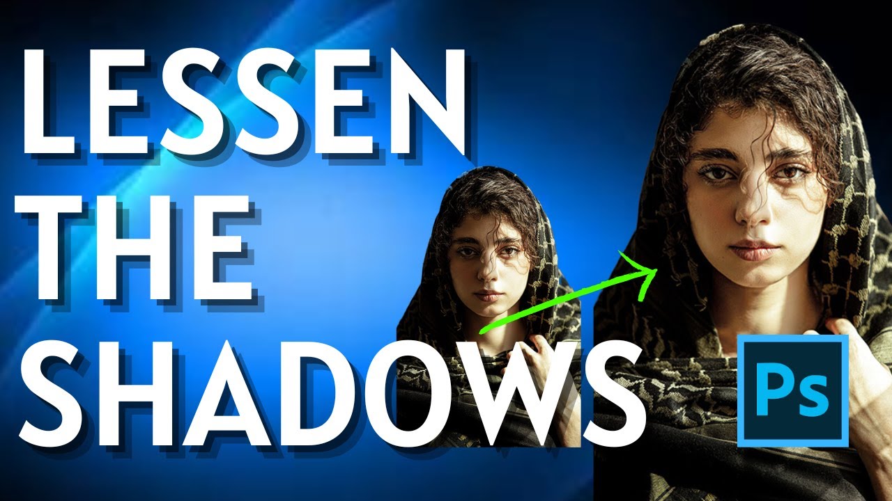 How to Remove Dark Shadows From Face in Photoshop - YouTube