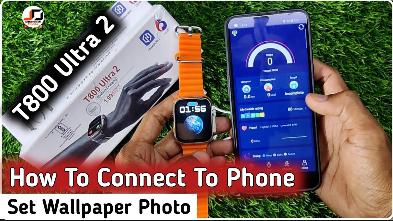 T800 Ultra 2 How To Connect To Phone T800 Ultra 2 Set Wallpaper Photo ...