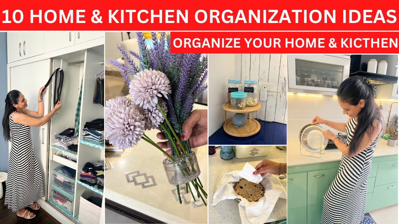 10 Awesome Home & Kitchen Organization Ideas | Organize your HOME ...