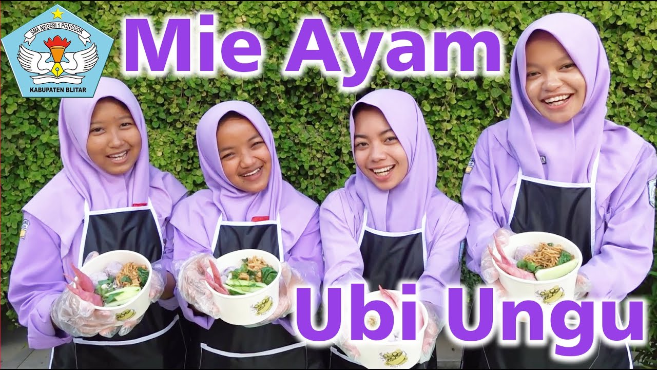 Memasak Mie Bakso Ubi Ungu | SMAN 1 Ponggok - YouTube