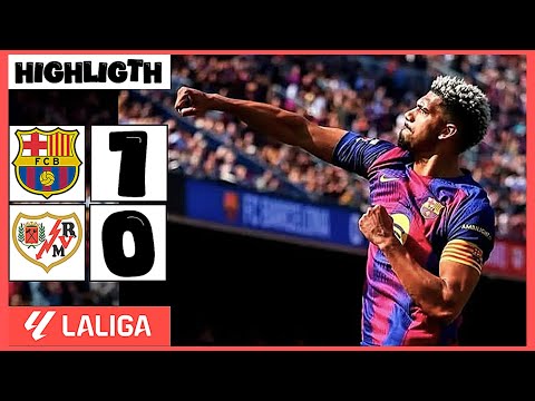 Barcelona vs Rayo Vallecano 1-0 | Tous les buts et moments forts |Goal Araujo