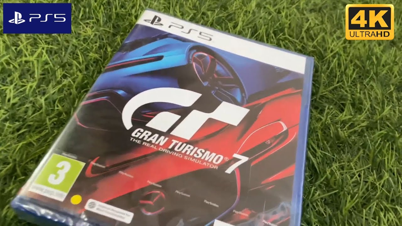 PS5 Gran Turismo 7 Disc Unboxing 2022 (4K 60hz Ultra HD) - YouTube
